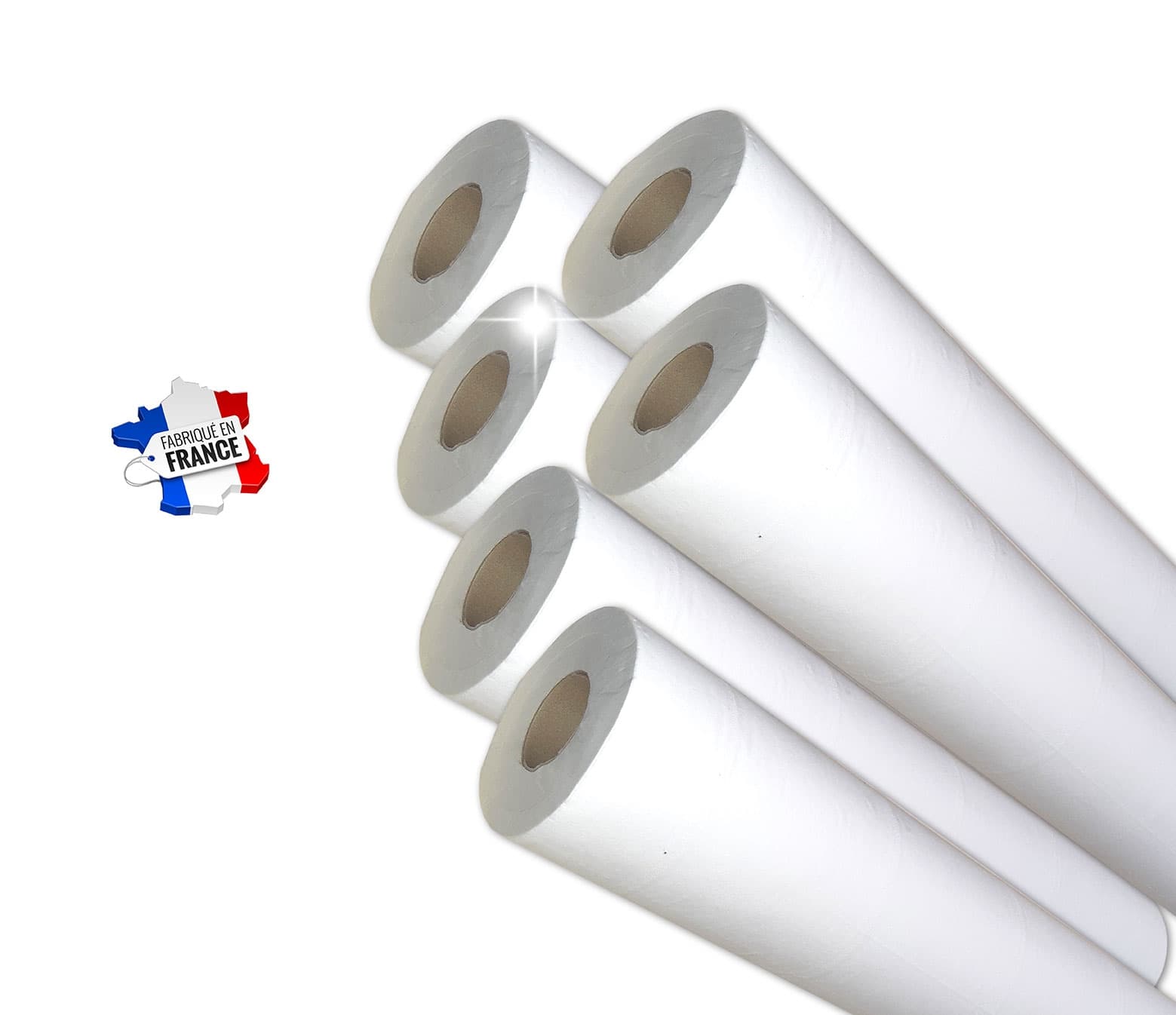 Draps d'Examen - Pure Ouate - 135 Fts - 50x35 cm - Carton de 6 Rouleau ...