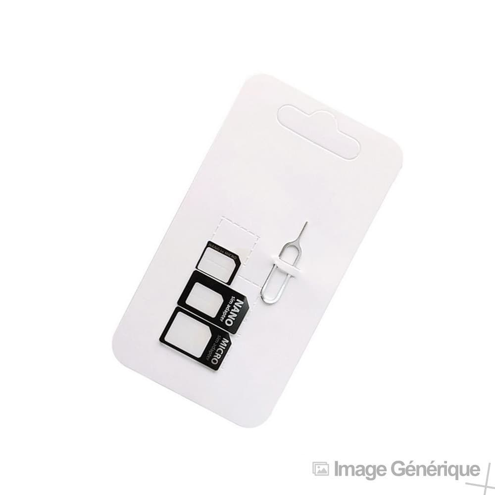 Adaptateur Sim - Nano Sim et Micro Sim - 3 en 1 - Odero